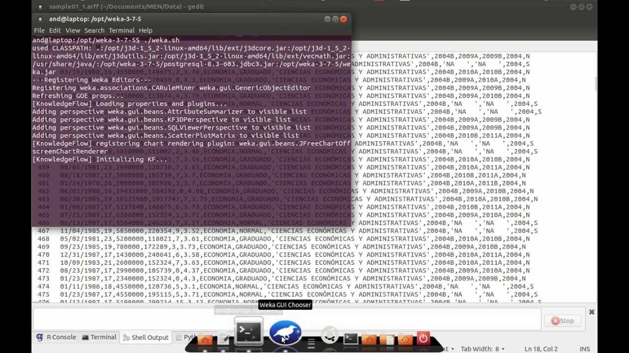 How to select attributes in Weka (very simple)... - YouTube