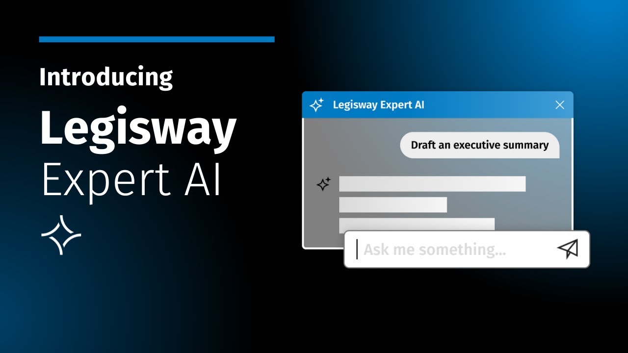 Discover Legisway Expert AI – Designed for Legal Departments - YouTube