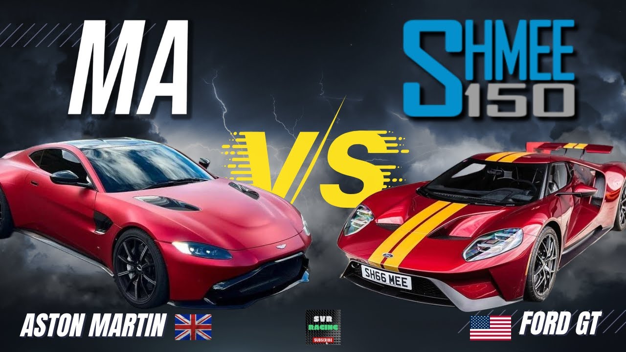 MAT ARMSTRONG'S ASTON MARTIN VS @Shmee150 FORD GT !!! DRAG RACE Forza ...