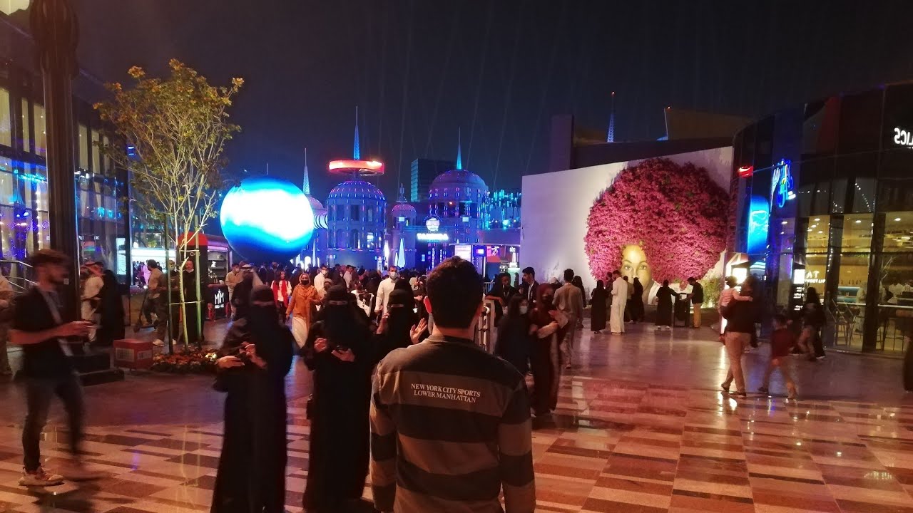 Walking tour at BOULEVARD RIYADH CITY (Time Square of Saudi Arabia ...