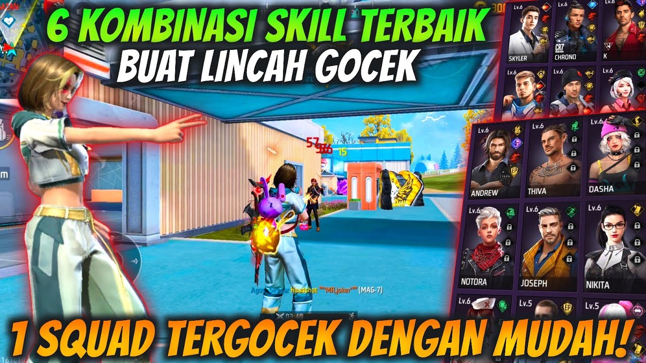 6 KOMBINASI SKILL KARAKTER FREE FIRE TERBAIK BUAT LINCAH - FREE FIRE ...