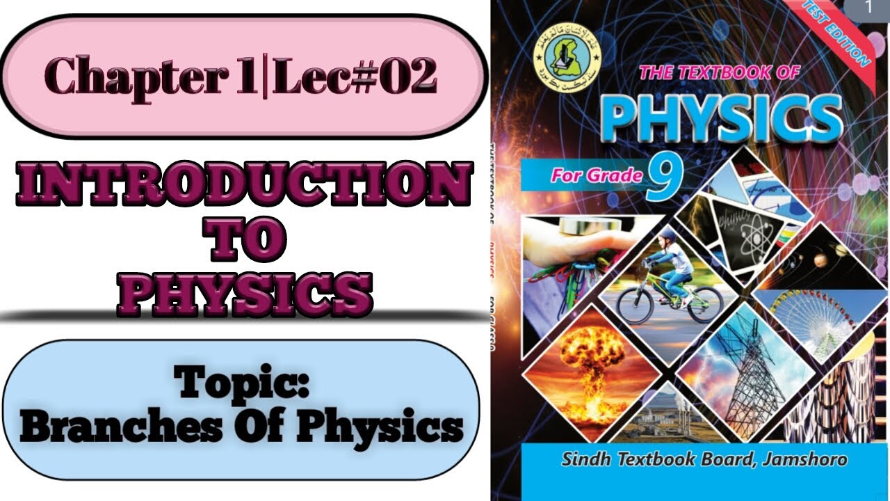 Branches of Physics | Class 9 chapter 1 |Introduction to physics ...
