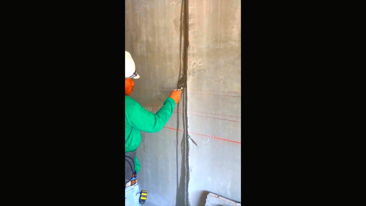 วิธีการซ่อมรอยร้าวผนัง TEXCA Wall - YouTube
