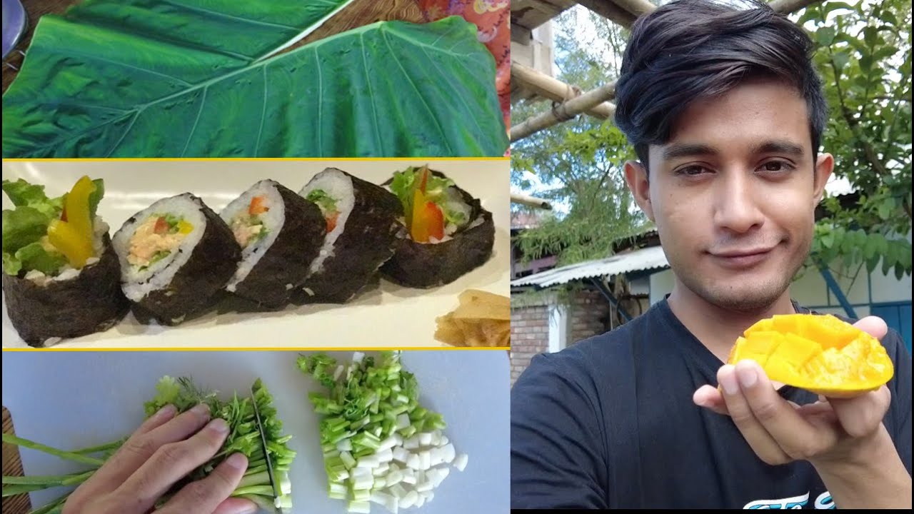 Making Japanese SUSHI With Yendem Leaf | Sushi Lite 🤣 😂 | Also Let's ...