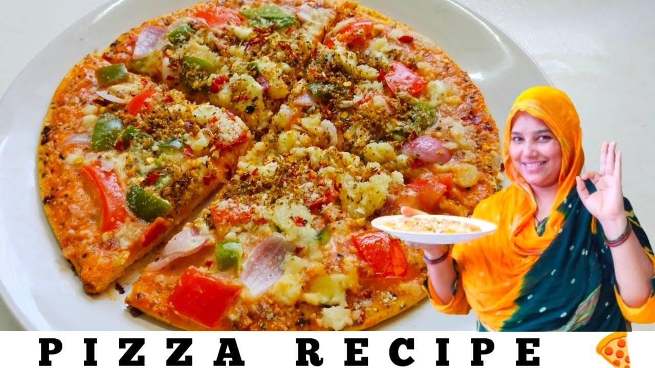 readymade base pizza recipe| simple pizza recipe| how to make pizza ...