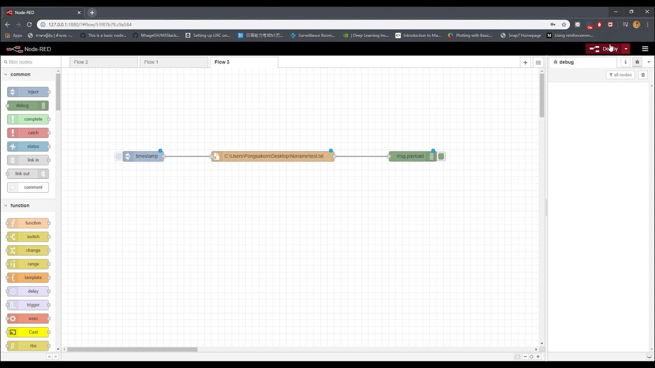 Write Text File on Node-Red (Tutorial) - YouTube
