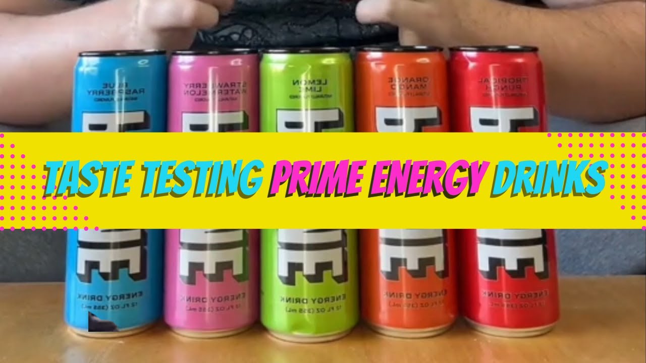 Prime Energy Taste Test - YouTube