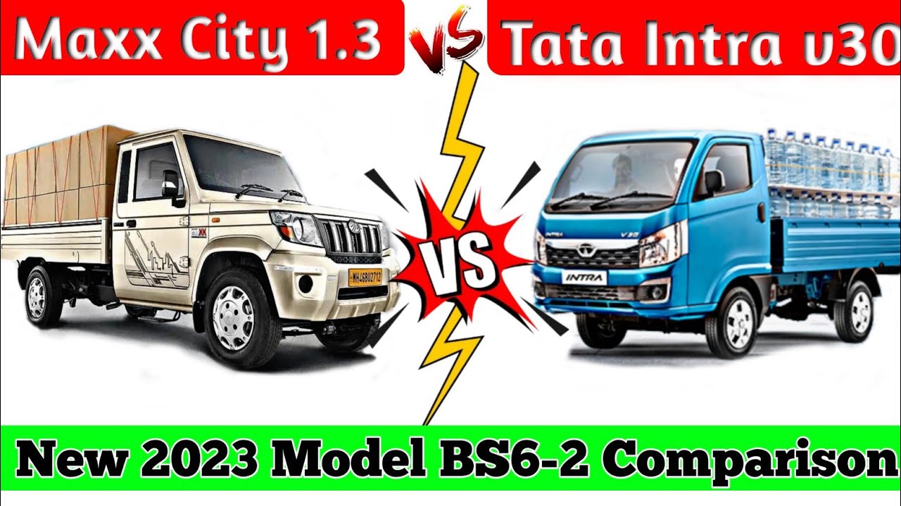 Mahindra Maxx Vs Tata Intra v30 || Maxx 1.3 vs intra v30 Full ...