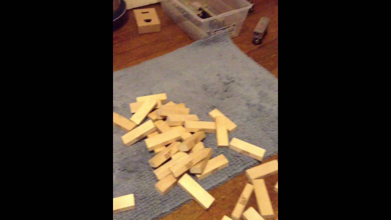 Some Jenga Tower Fall - YouTube
