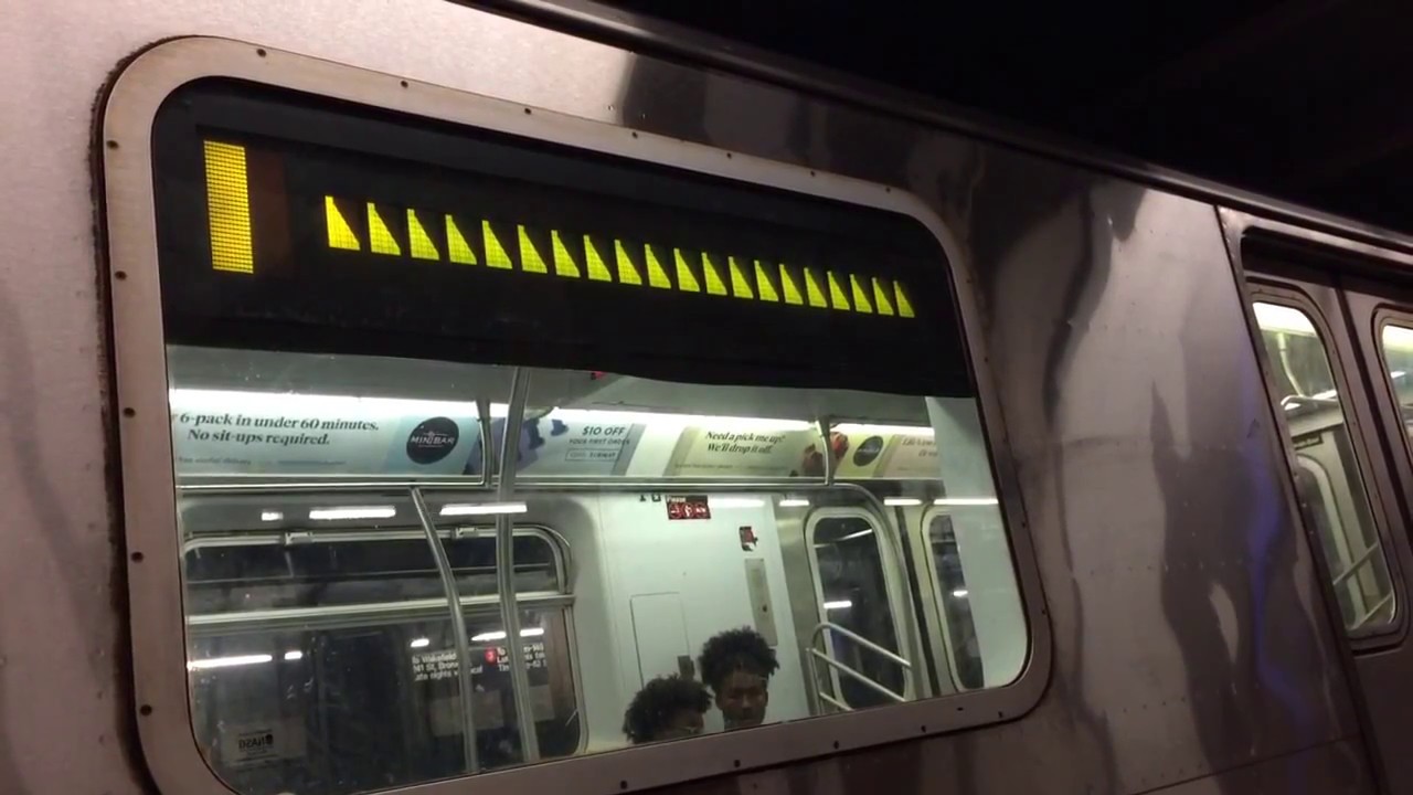 R142 Signage test - YouTube