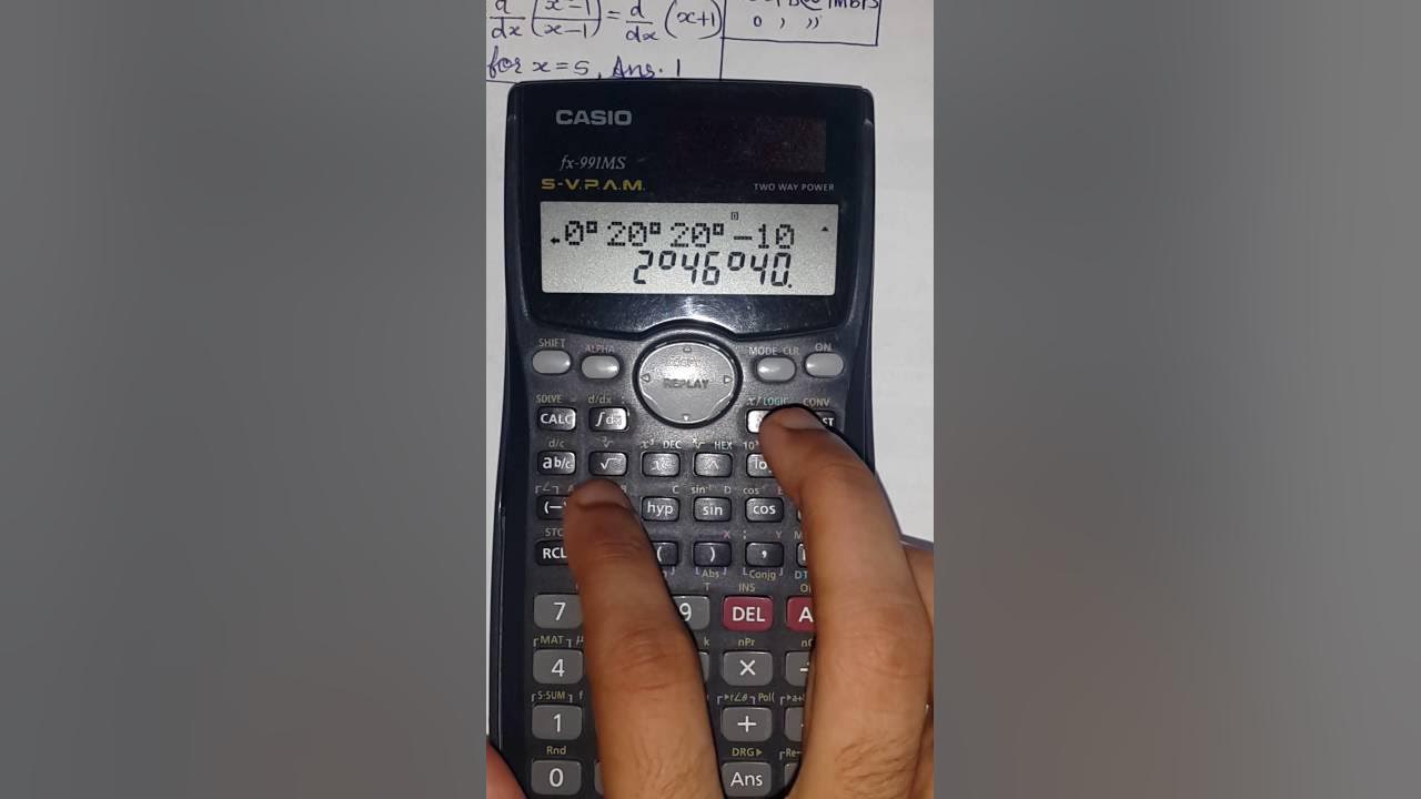 Using Scientific Calculator Efficiently #1 "COMP" mode - YouTube