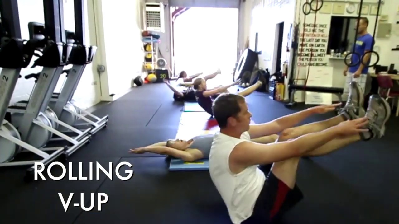 Rolling V-Up - YouTube