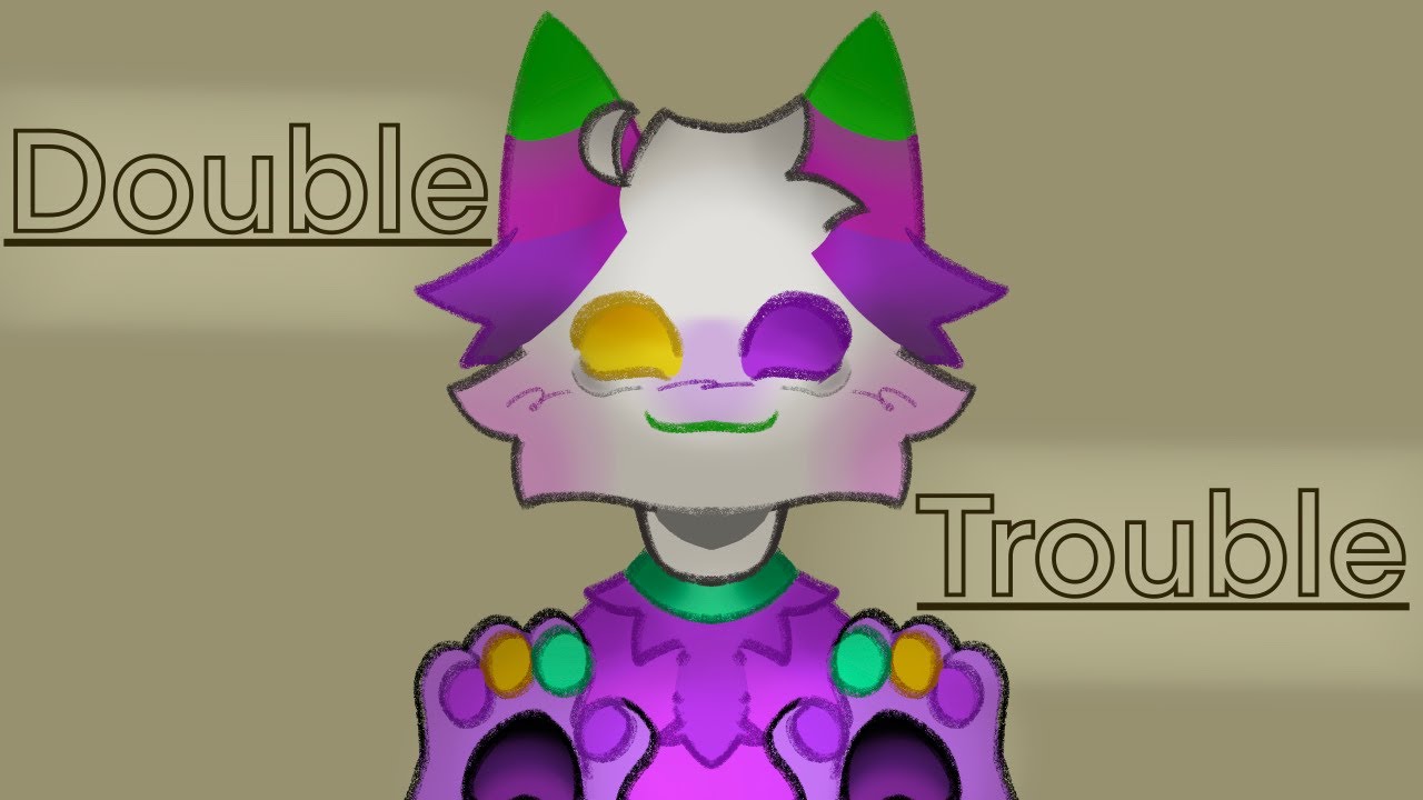DOUBLE TROUBLE // animation meme gift // (FlipaClip) - YouTube
