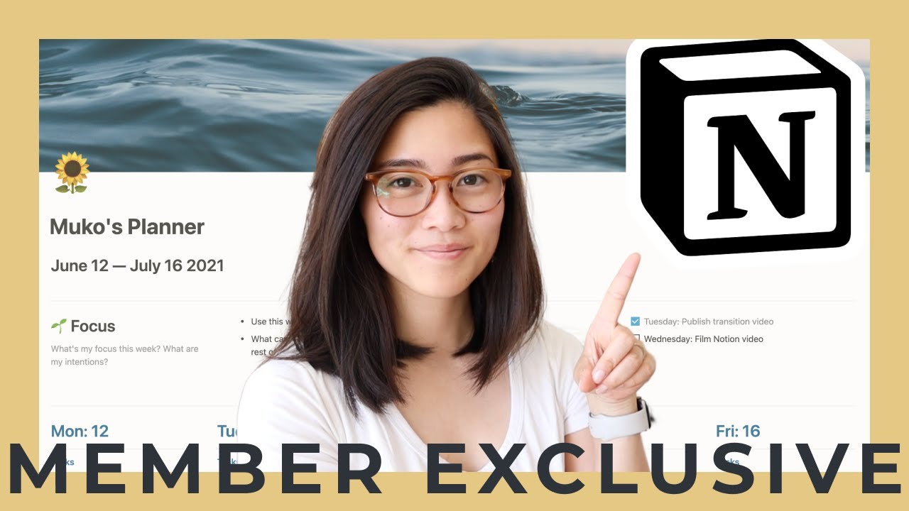 helloMayuko Members Only Show: Notion Setup and Future Video Schedule! - YouTube