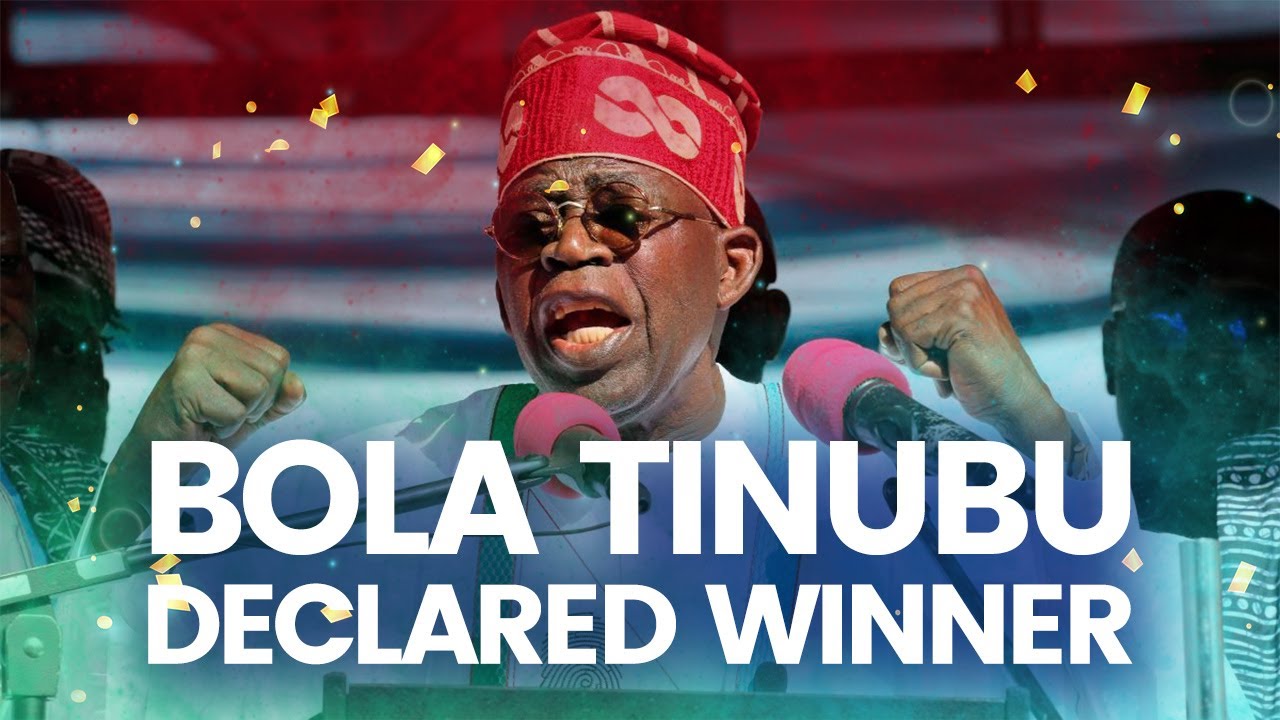 Bola Tinubu Declared Winner Of Nigeria's Presidential Election - YouTube