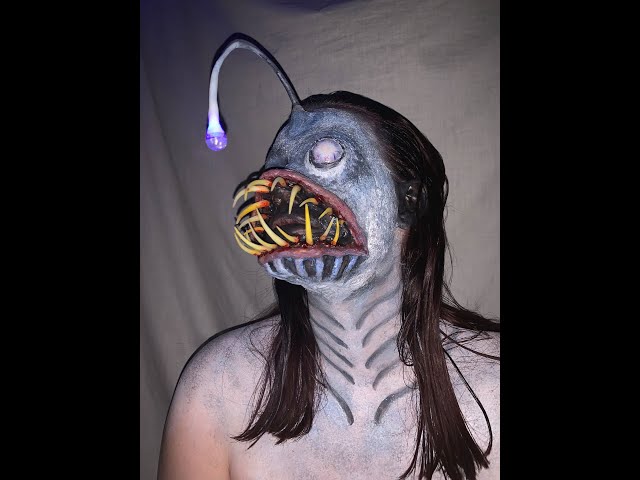 Angler Fish Halloween Makeup
