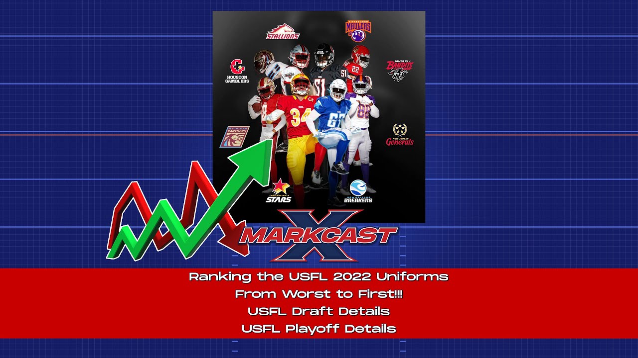 Ranking the USFL 2022 Uniforms From Worst to First!!! | USFL Draft ...