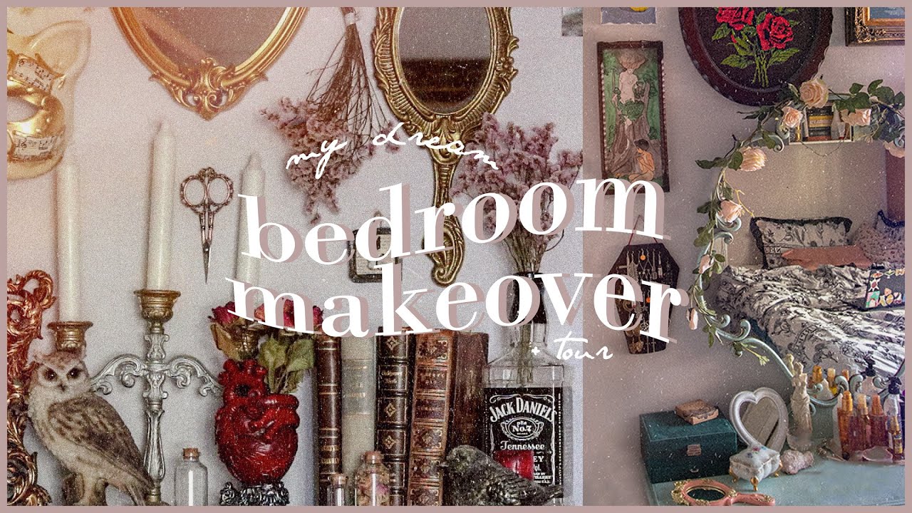 ROOM MAKEOVER || Cottagecore, Fairycore, Witchcore & Dark Academia ft ...