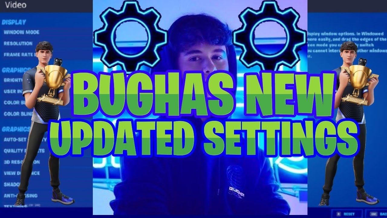 BUGHAS *NEW* Updated Fortnite Chapter 3 Settings & Setup - YouTube