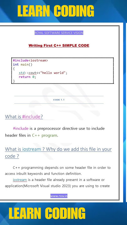 C++ Coding #programming #program #visualstudio #coding #cplusplusprogramming - YouTube