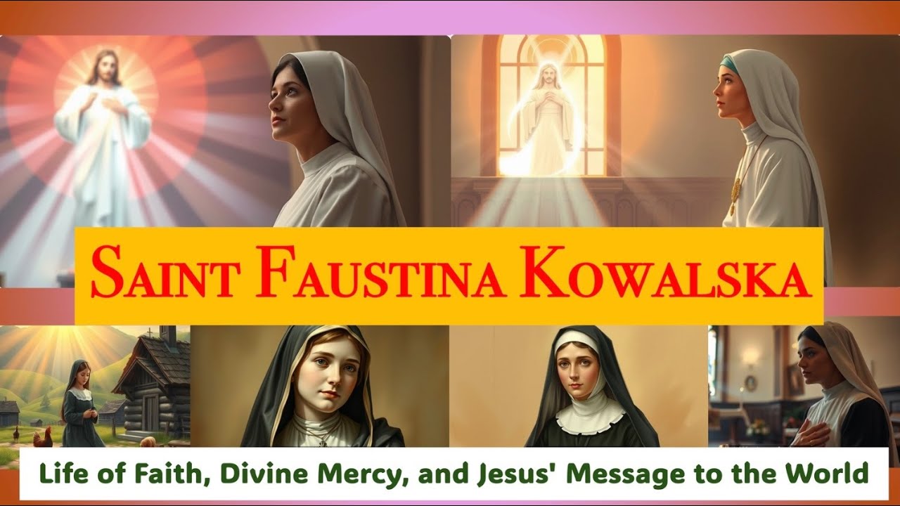 🌟 Saint Faustina Kowalska | Life of Faith, Divine Mercy, and Jesus ...