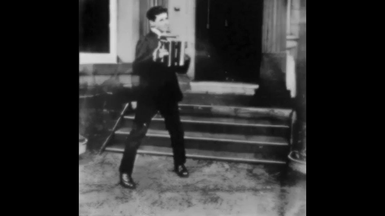 FIRST EVER MUSIC VIDEO! Accordion Player Louis Le Prince, 1888 - YouTube