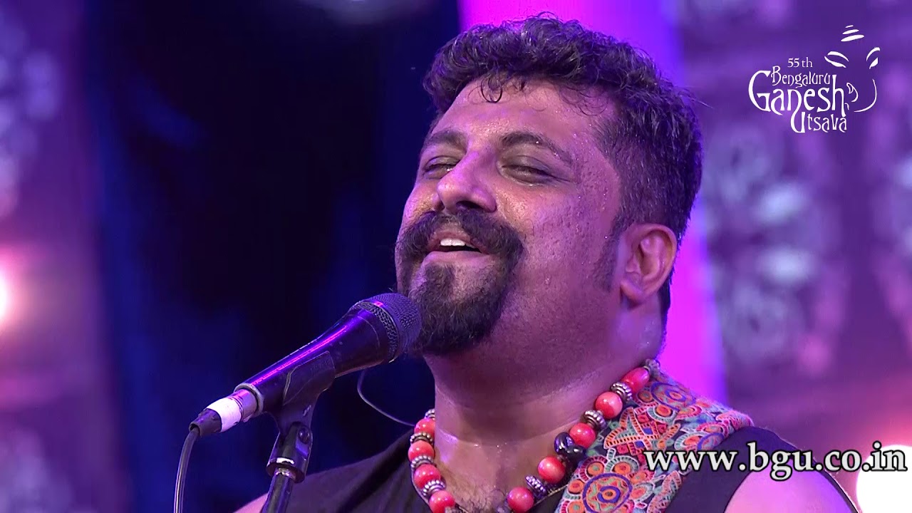 NAMMA NADU KARUNADU | Raghu Dixit |55th Bengaluru Ganesh Utsava 2017 ...