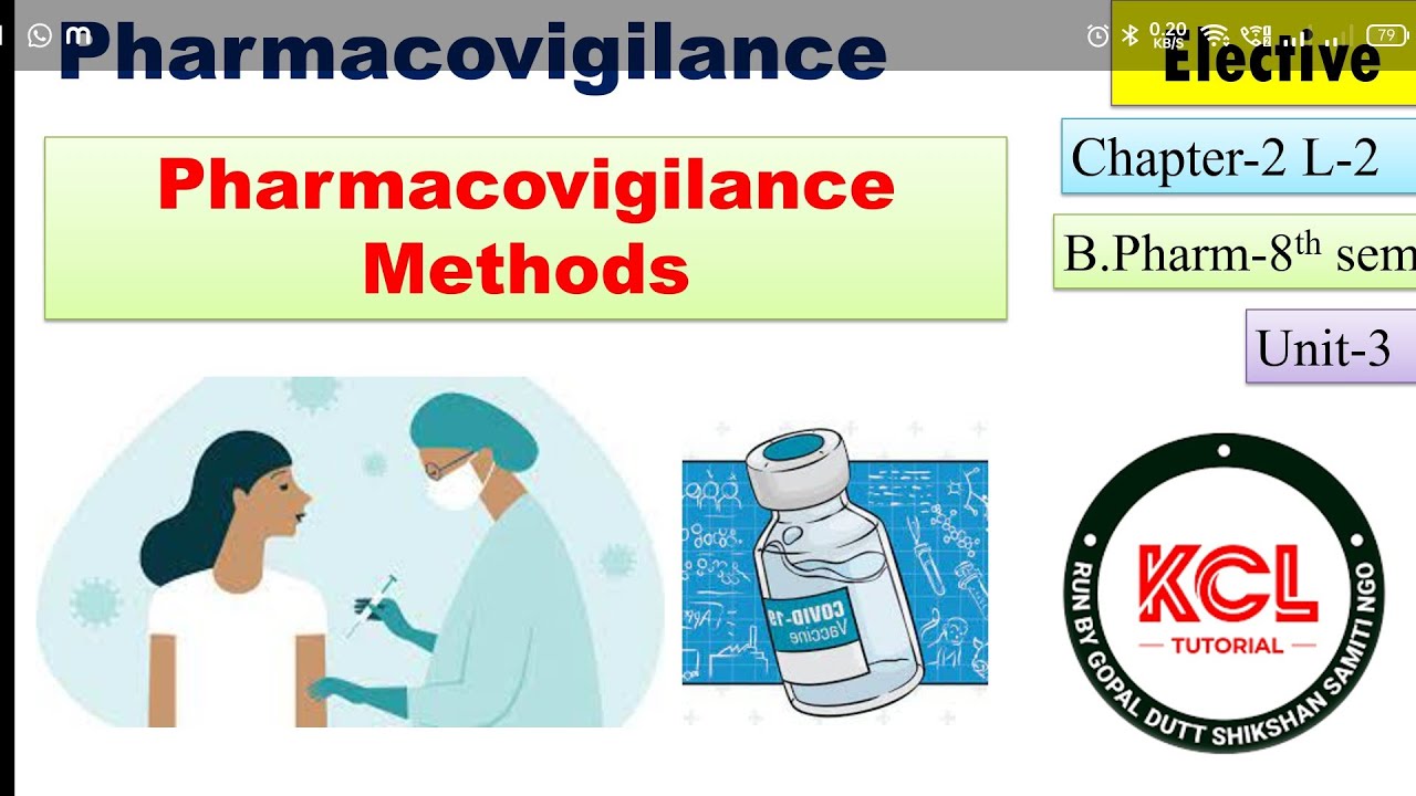 Pharmacovigilance Methods - explanation of all 6 methods Chapter -2 ...