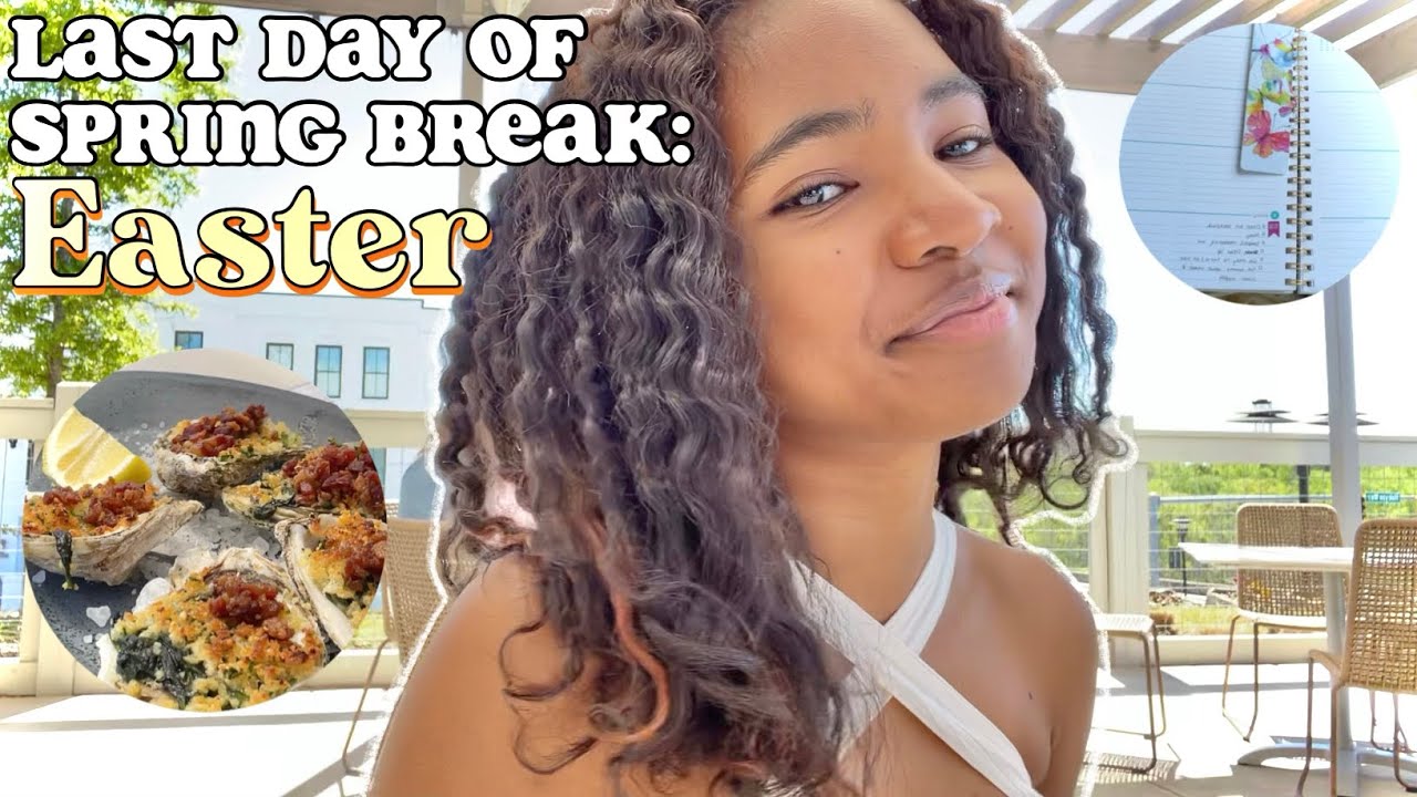 Last day of SPRING BREAK & how l prepare for school | brunch & checking ...