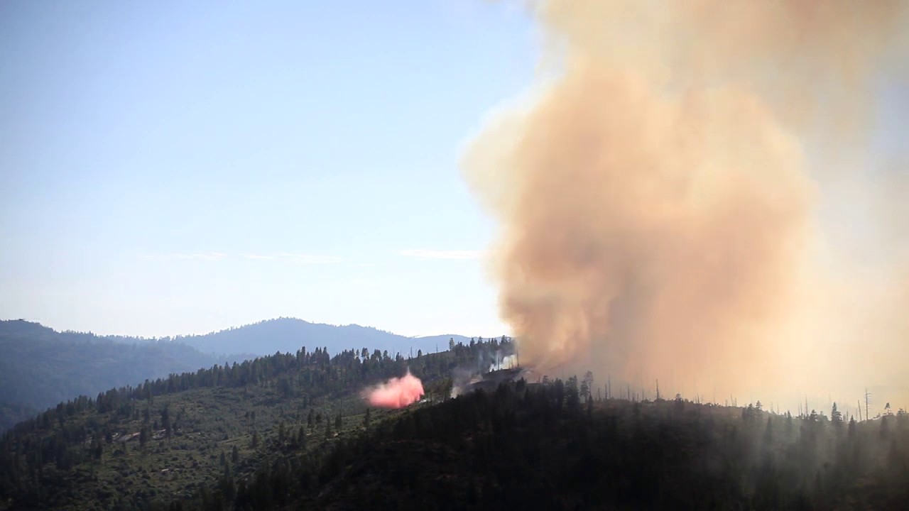 Yosemite, Foresta, Big Meadow Fire, 8 27 09 - YouTube