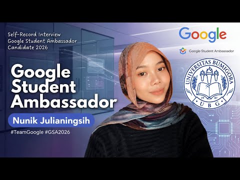 Nunik julianingsih - kandidat Google Student Ambassador 2026 lndonesia - Universitas Bumigora 