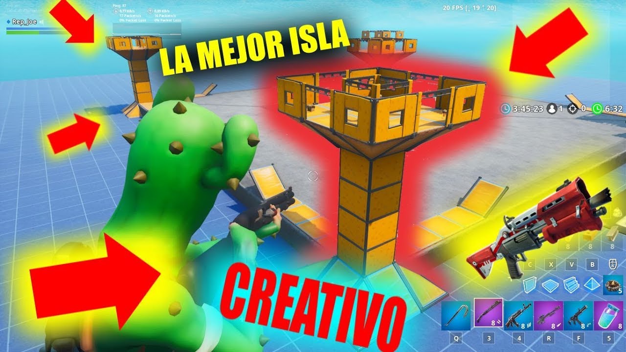 Cómo construir la mejor isla en CREATIVO FORTNITE para jugar con tus ...