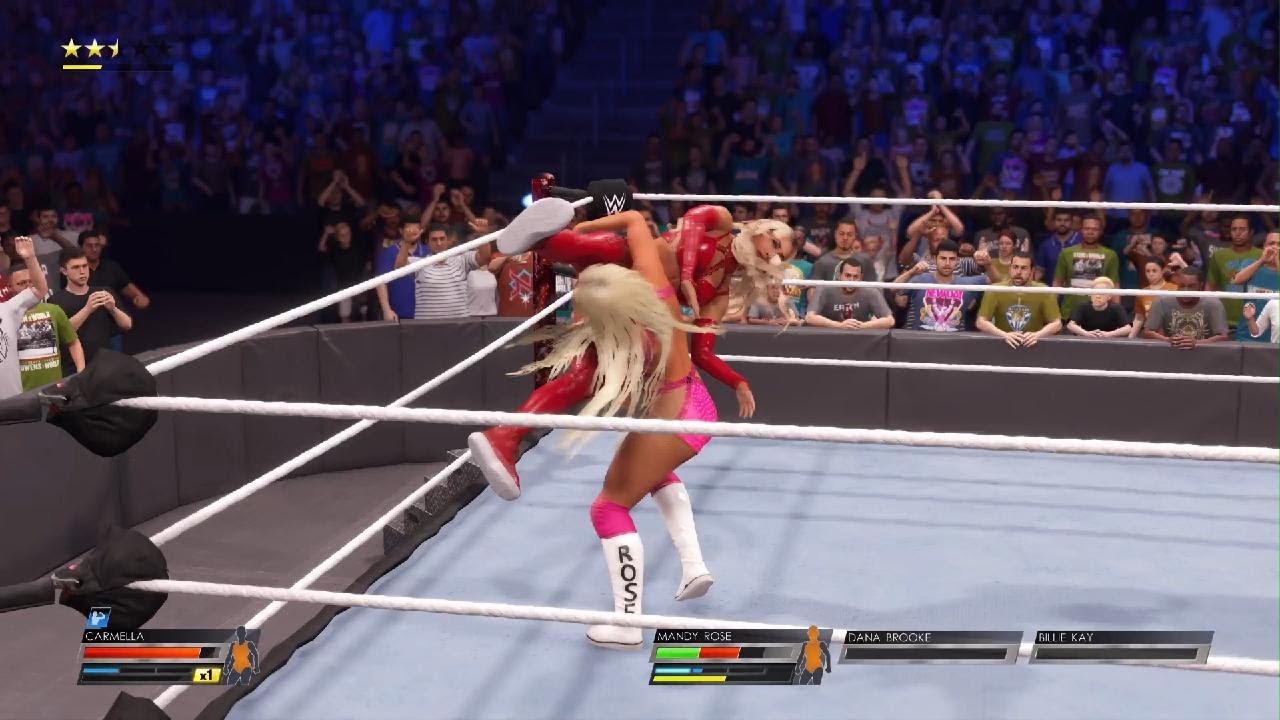 WWE Carmella Vs Mandy Rose Full Hd 1080 p60 - YouTube