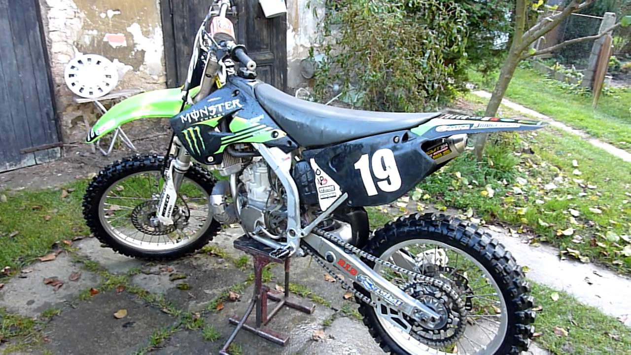 Kawasaki KX 250 05 Pro Circuit - walk around - YouTube
