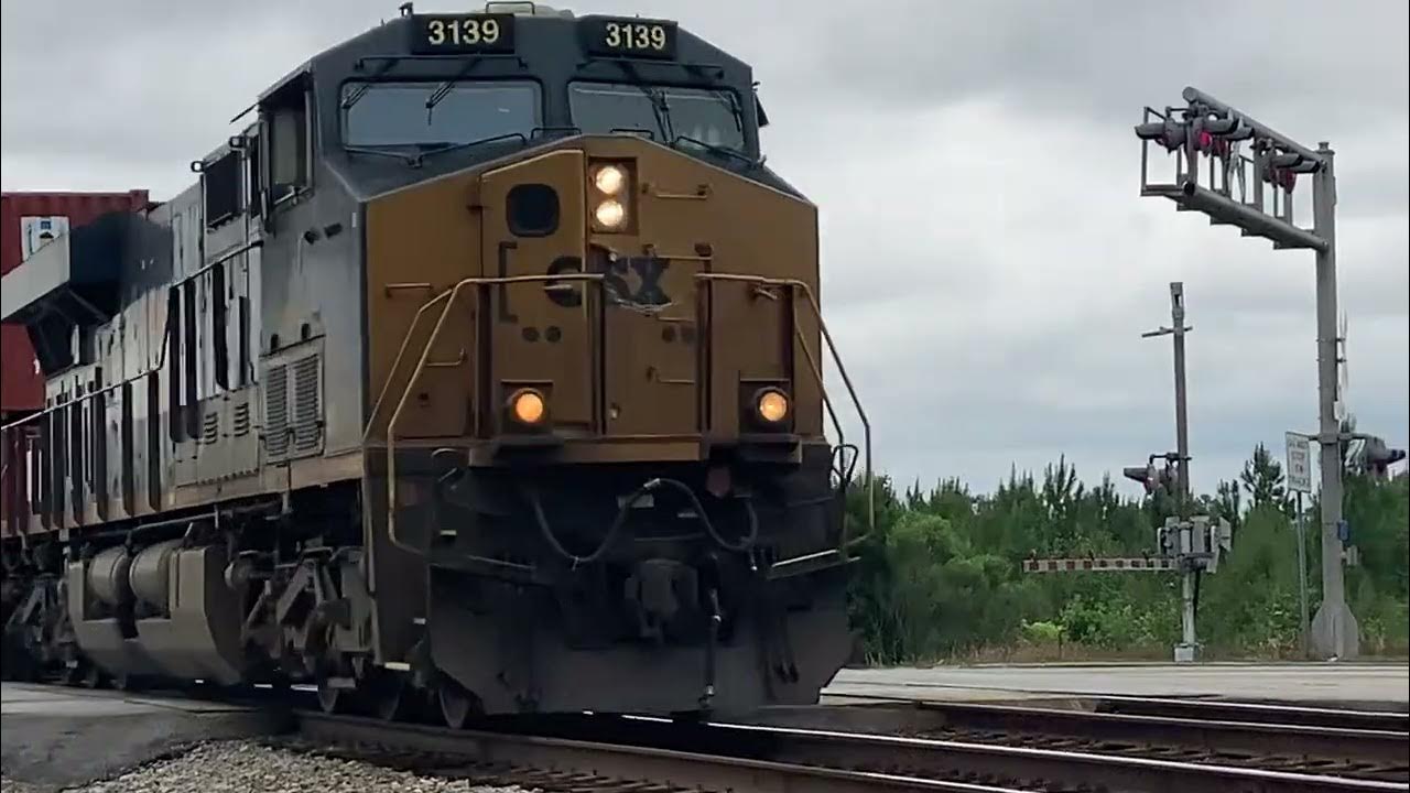 Train Meet CSX M401 Long SB Manifest Train Meets Long CSX I038 Double Stack NB Plus DPU Alrights ...