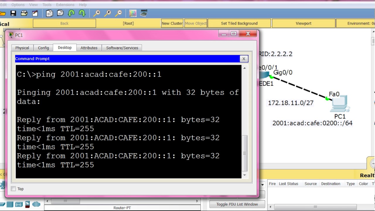 DUAL STACK IPV4 IPV6 CON ENRUTAMIENTO OSPF - YouTube