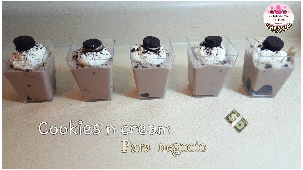 Cookies n' cream Postre individual | Vasitos para mesa de postres - YouTube