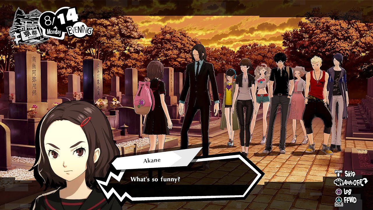 Persona 5 Strikers - Meeting Akane (Zenkichi's Daughter) - YouTube