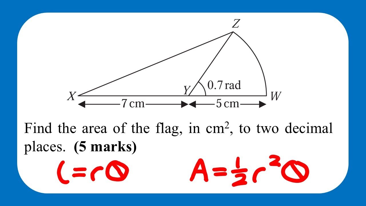 Arc Length And Area Of Sectors Radians Year 2 Edexcel A Level