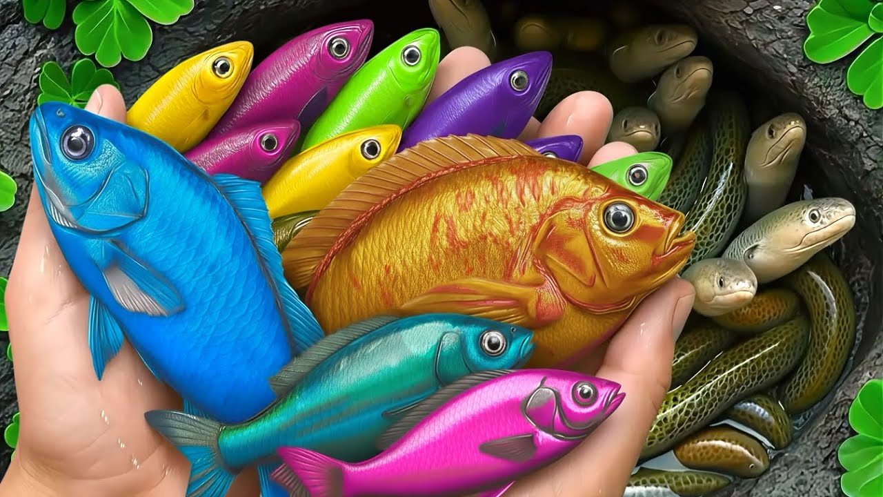 I Get Beautiful Fish in Giant eeg: Platy fish, Koi Fish, Goldfish ...