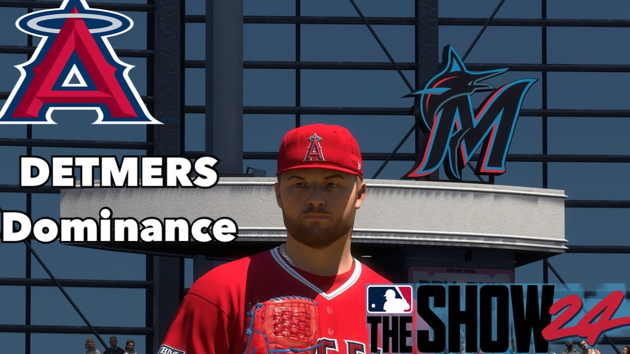 MLB 24 LA Angels Franchise- The offense heating up in Miami - YouTube
