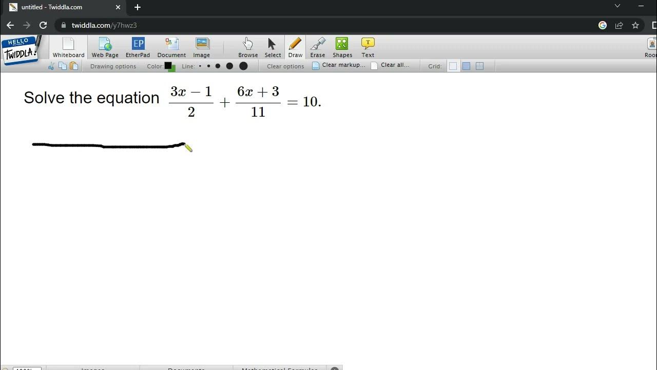 Solve The Equation 3x 1 2 6x 3 11 10 YouTube solve-the-equation-3x-1-2-6x-3-11-10-youtube