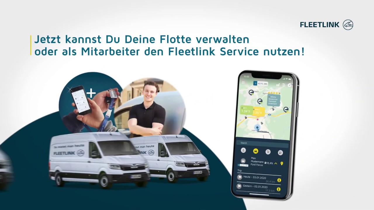 Download FLEETLINK-App & Registrierung - YouTube