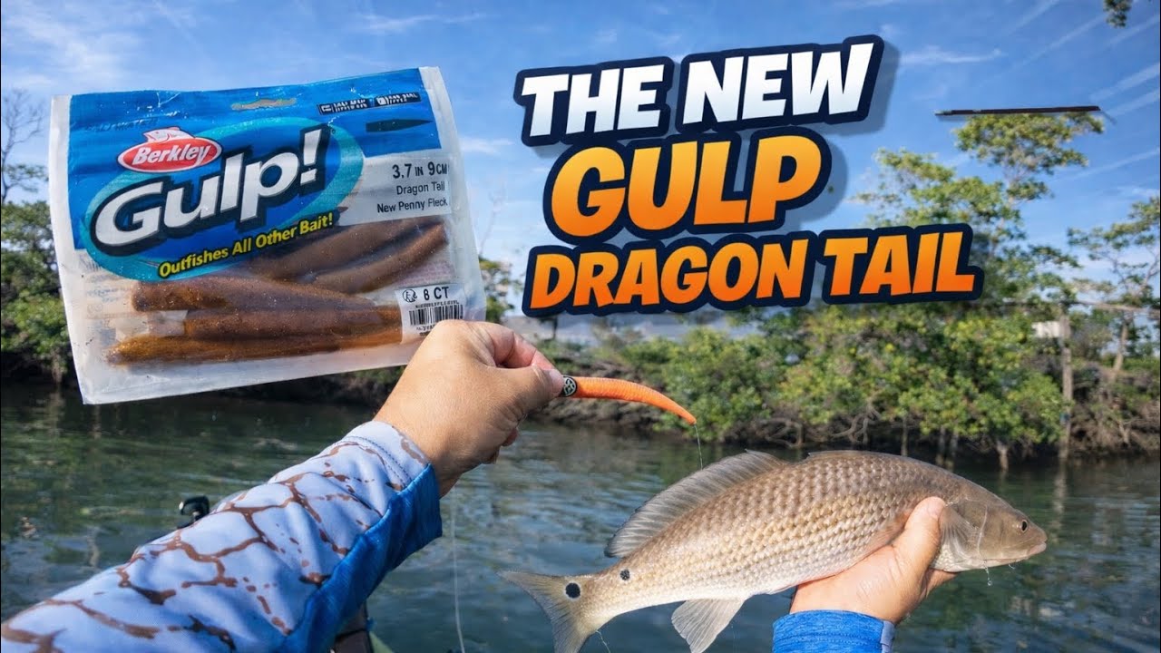 Can I Catch Fish Before the Wind Takes Over? | Gulp Dragon Tail ...
