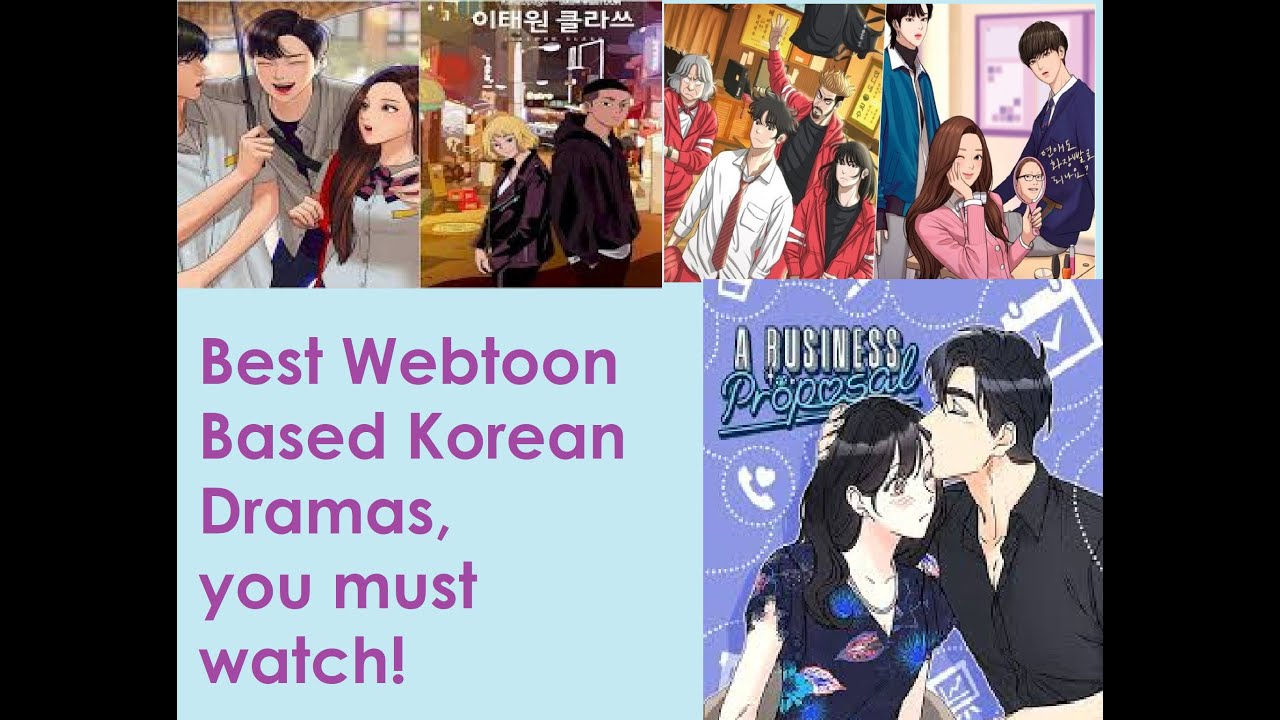 BEST KOREAN DRAMA BASED ON WEBTOON - YouTube