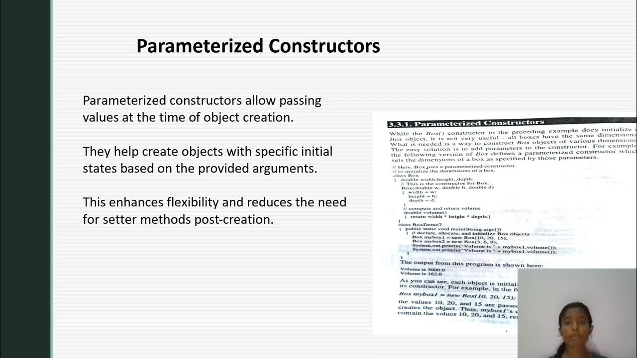Oriented programming with Java....Constructors..SVCE.. - YouTube