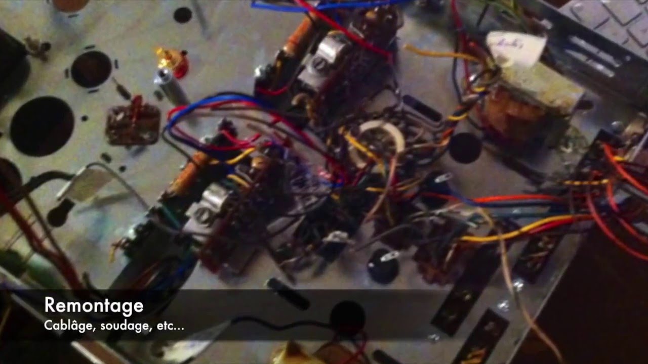 Restauration Ampli ROWE AMI MM1 - YouTube