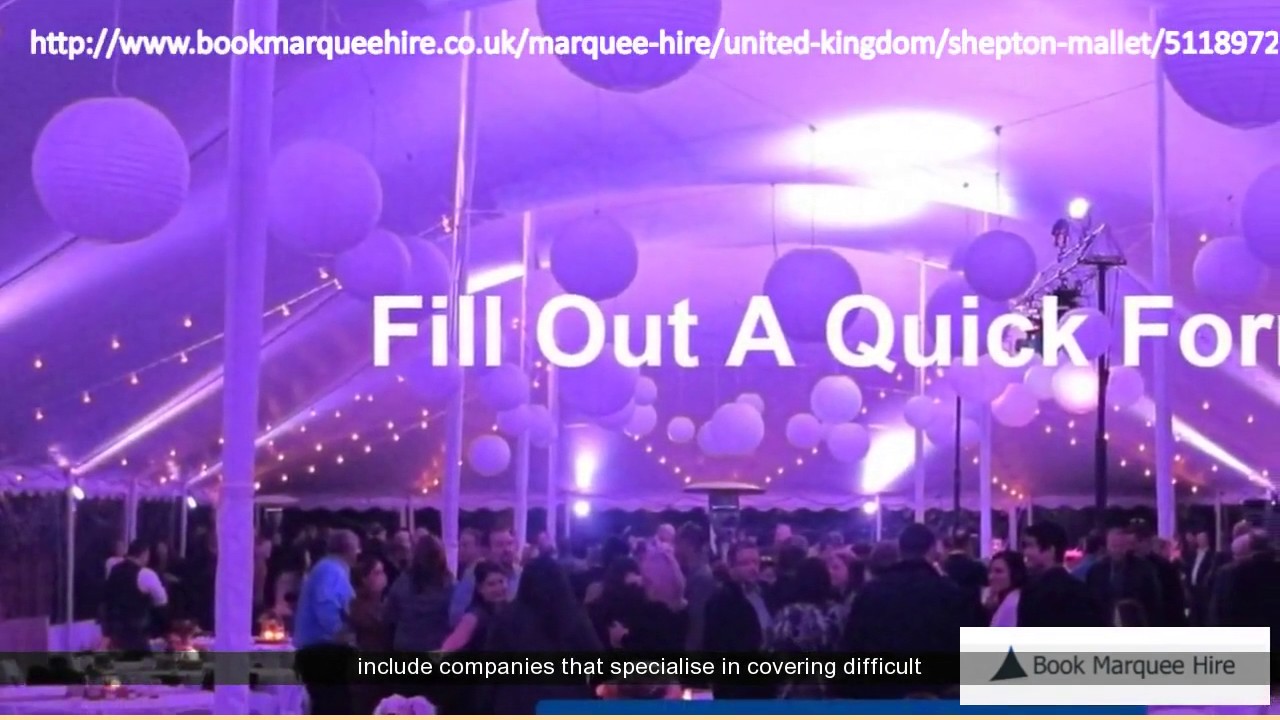 Shepton Mallet Cheap Marquee Hire - YouTube