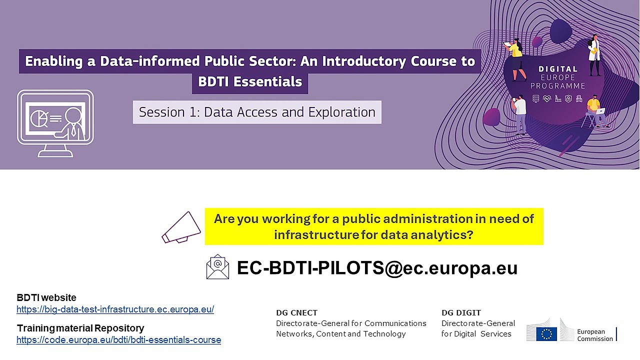 BDTI Essentials Session 1: Data access and exploration - YouTube