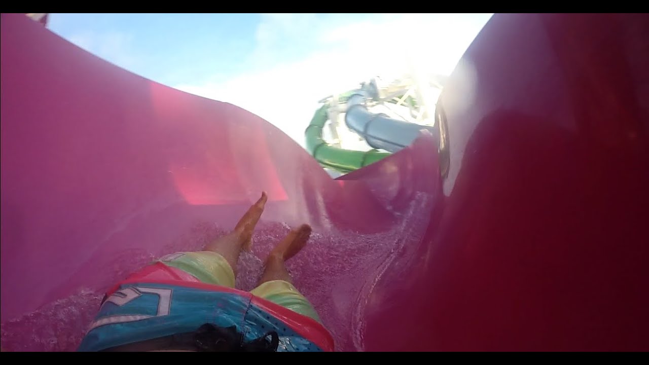 NCL Getaway Cruise Water Slides GoPro HD - YouTube